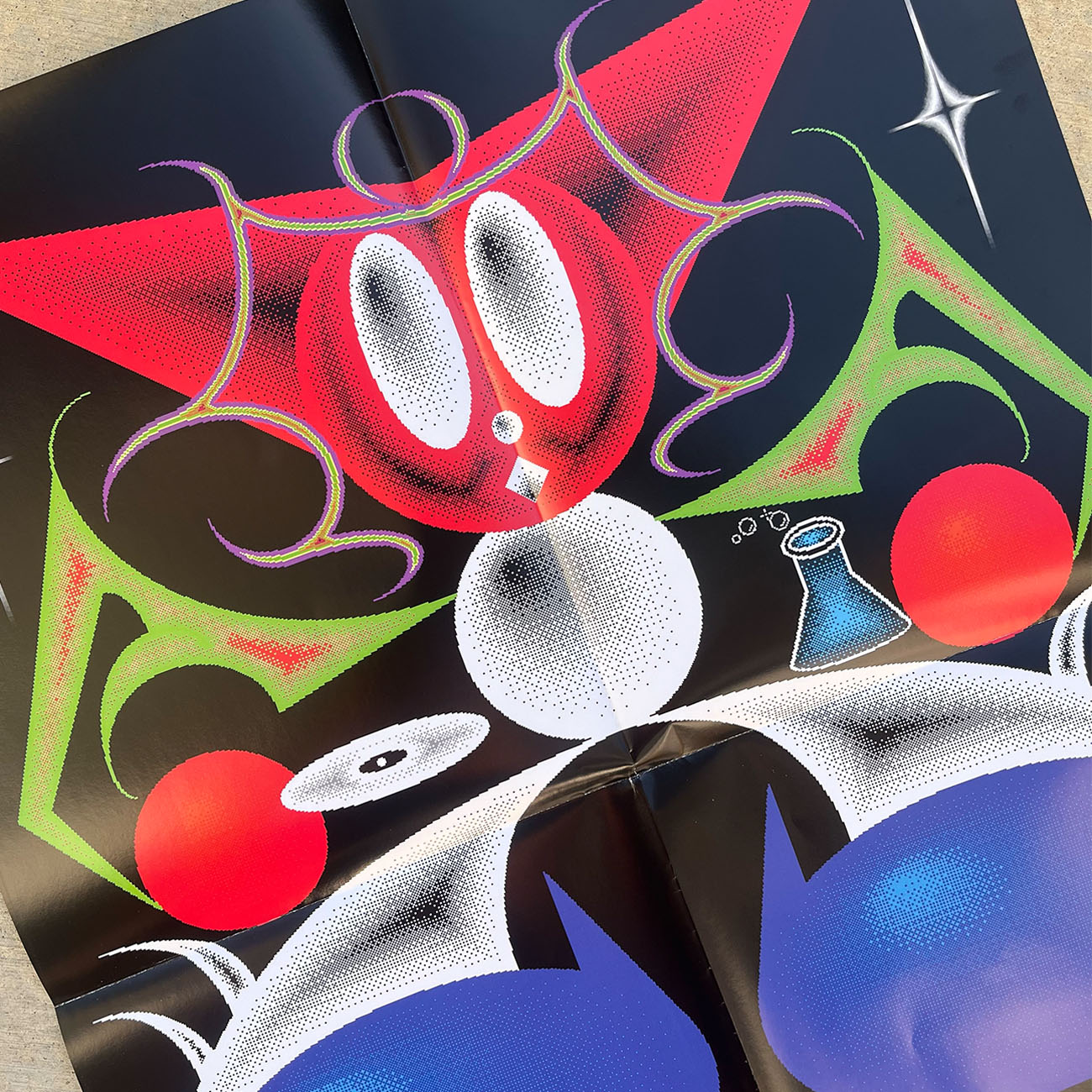 100% Electronica - Machine Elf Kitty Poster