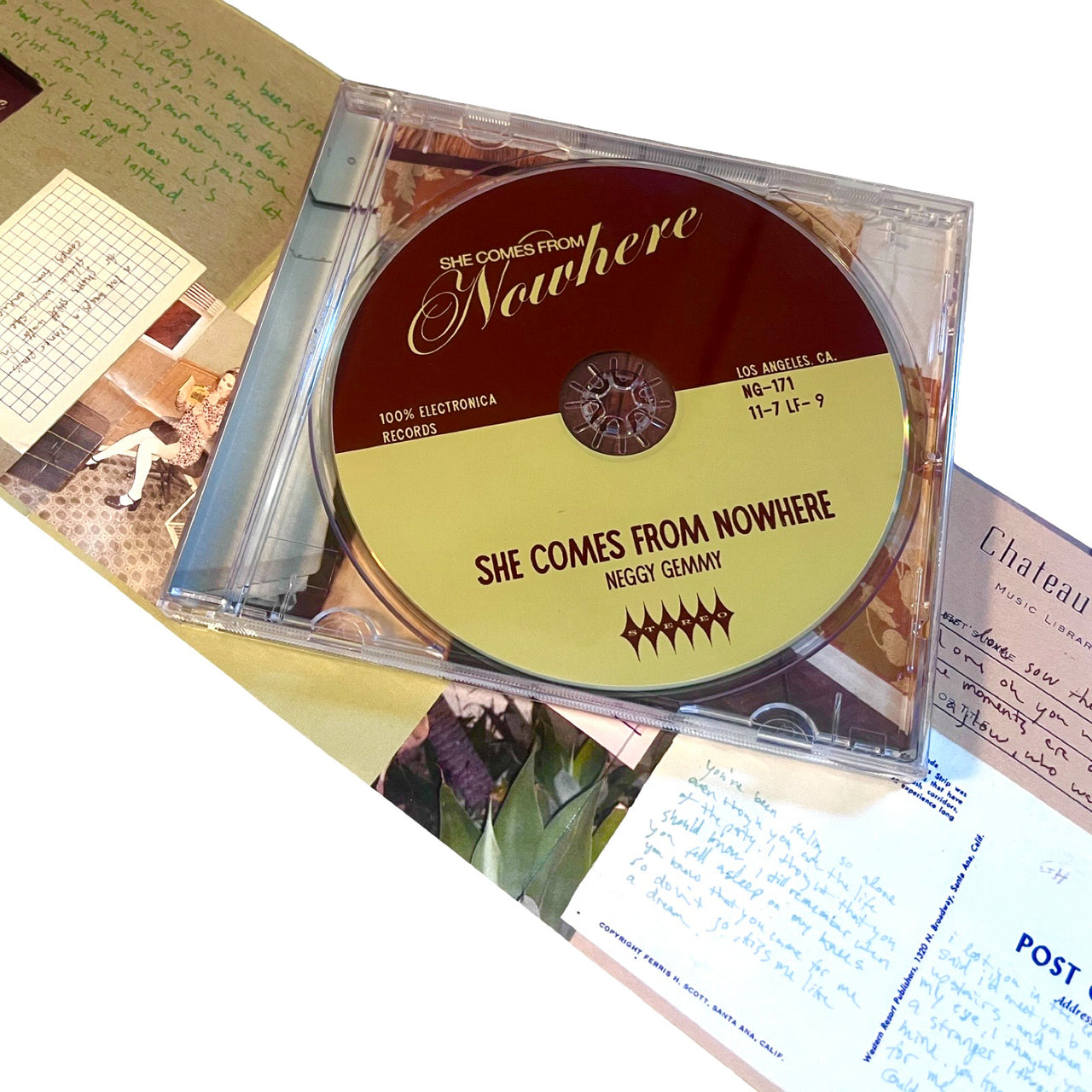 Neggy Gemmy - She Comes from Nowhere CD – 100% Electronica