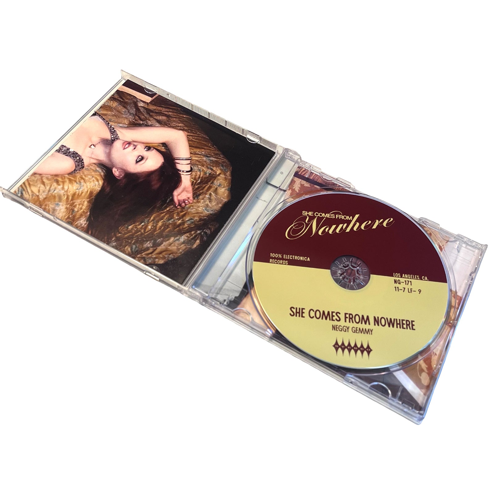 Neggy Gemmy - She Comes from Nowhere CD – 100% Electronica